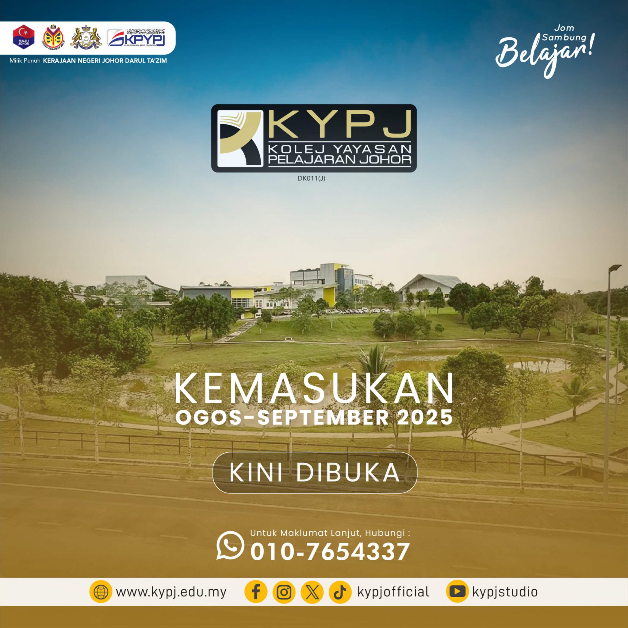 Kolej Yayasan Pelajaran Johor – Milik Penuh Kerajaan Negeri Johor